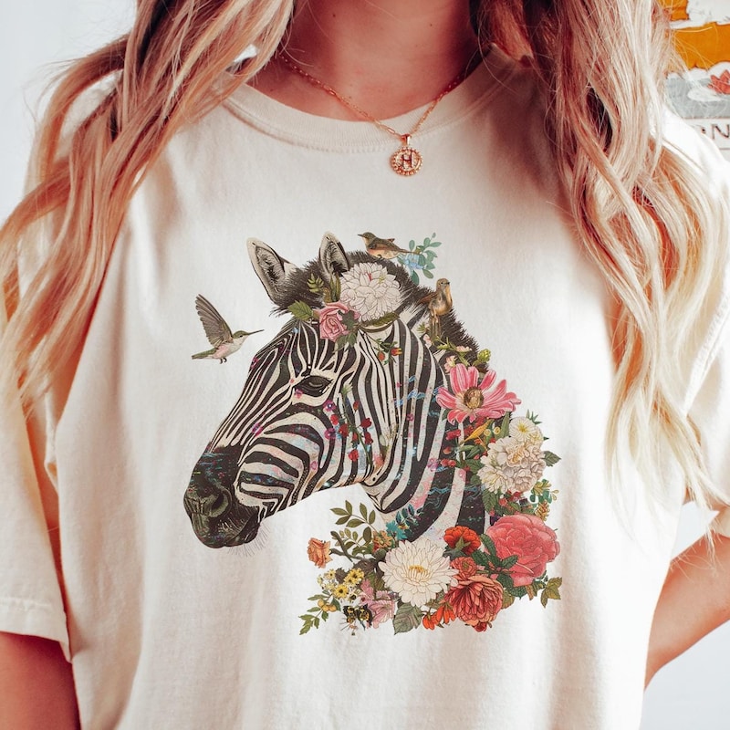 Womens Zebra Printed Shirts - Etsy