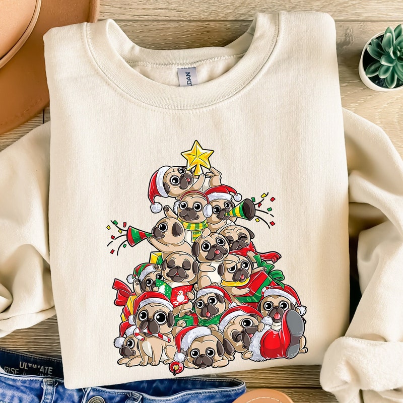 Pug Christmas - Etsy