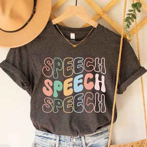 Speech T-shirt, Speech Therapy T-shirt, Lovely Speech Language Gift ...