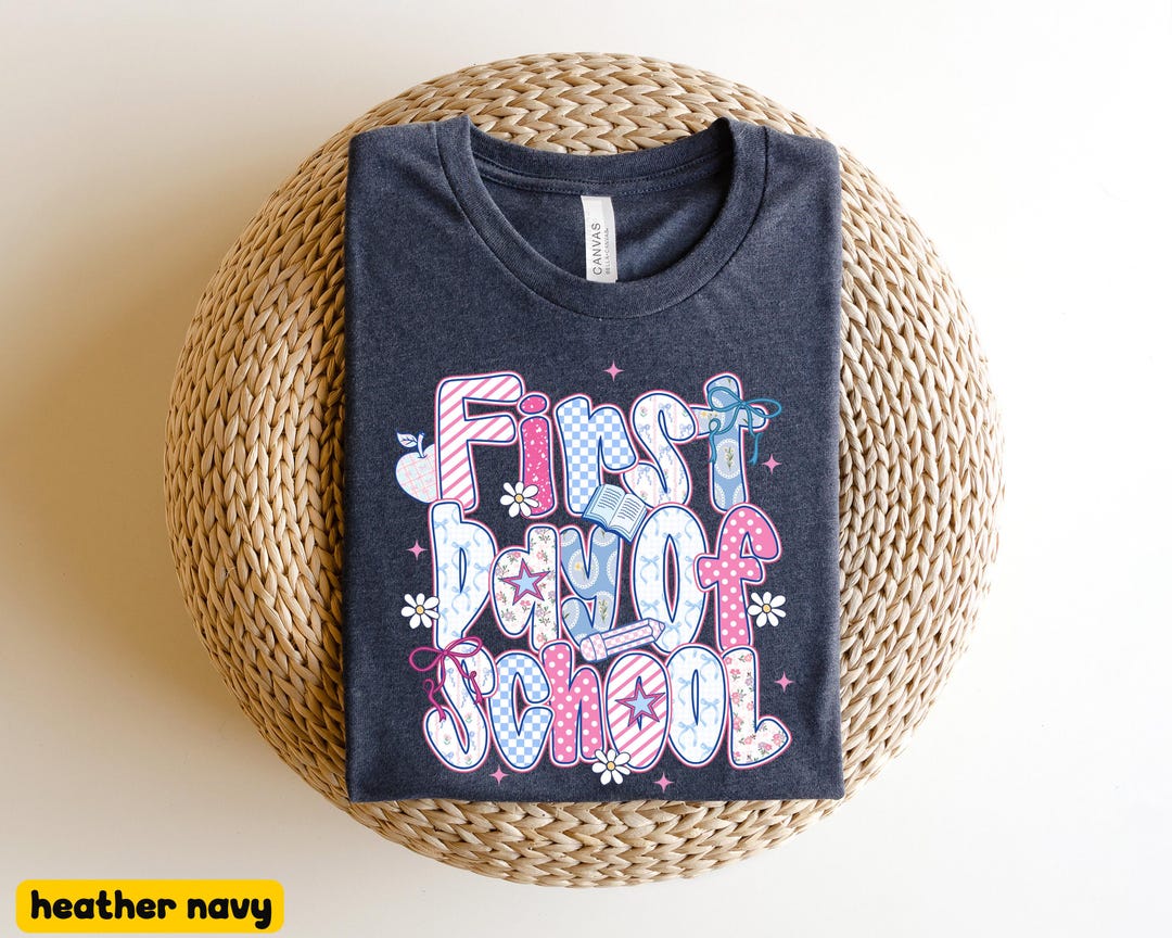 First Day of School Tshirt, Back to School Tee, 1st Day of School Gift ...
