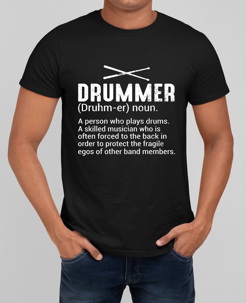 Drummer T-shirt, Drummer a Person Tee, Drummer Gift, Gift for Drummer ...