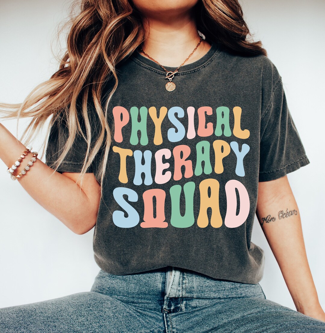 Physical Therapy Squad T-shirt, Physical Therapist Tee, PT Gift ...