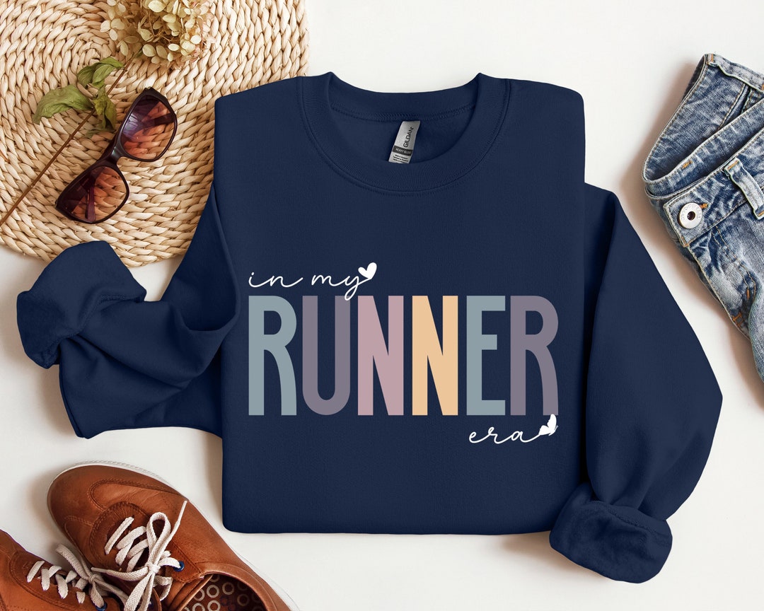 In My Runner Era Sweatshirt, Funny Runner Sweater and Hoodie, Funny ...