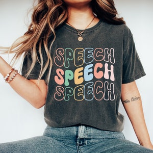 Speech T-shirt, Speech Therapy T-shirt, Lovely Speech Language Gift ...