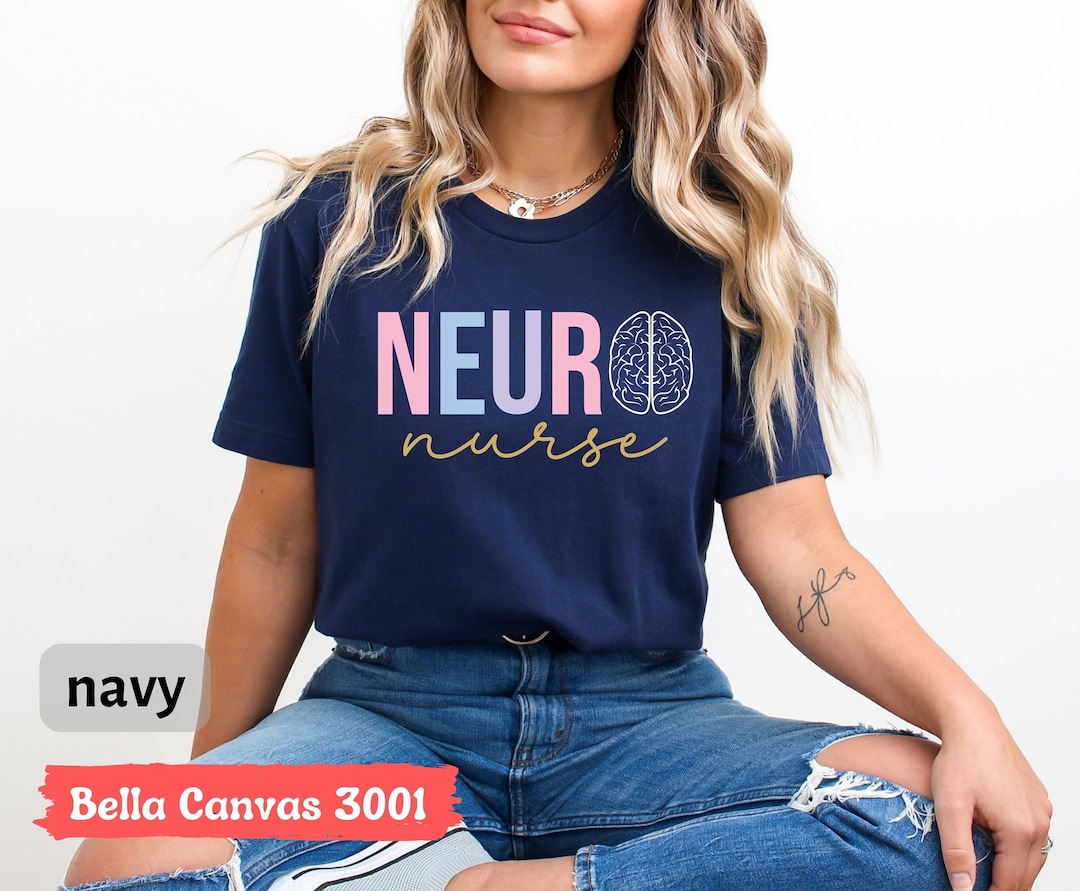 Neuro Nurse T-shirt, Neurology Nurse Tee, Neuro Nurse Gift, Neuro ICU ...