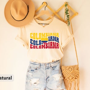 Colombiana Love T-shirt, Gift for Colombian, Colombiana Latina Women ...