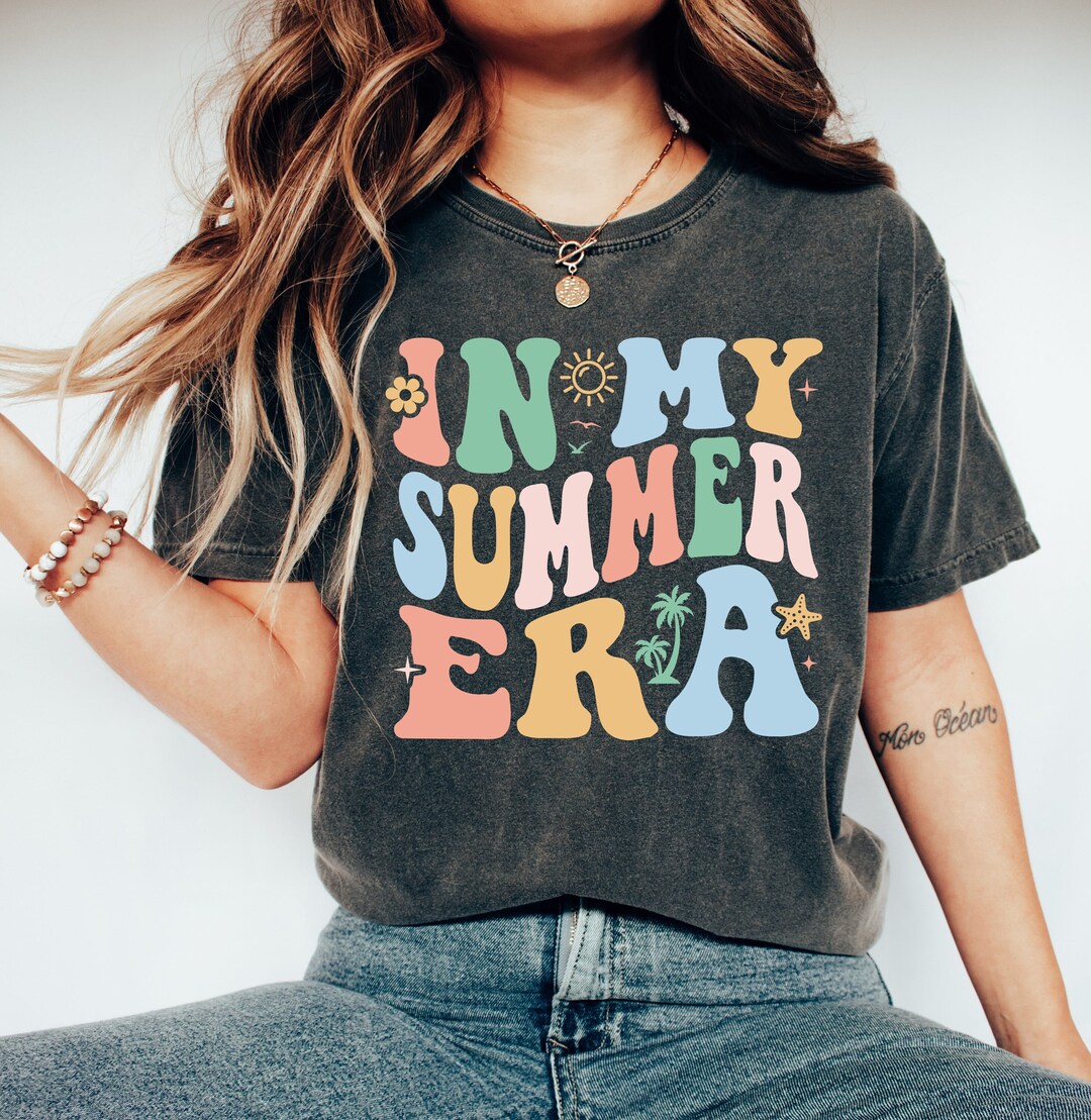 In My Summer Era T-shirt, in My Era Gift, Summer Break Shirt, Summer Tee, End of Year T-shirt ...