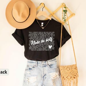 Note to Self T-shirt, Motivational Shirt, Mental Health Awareness Shirt ...