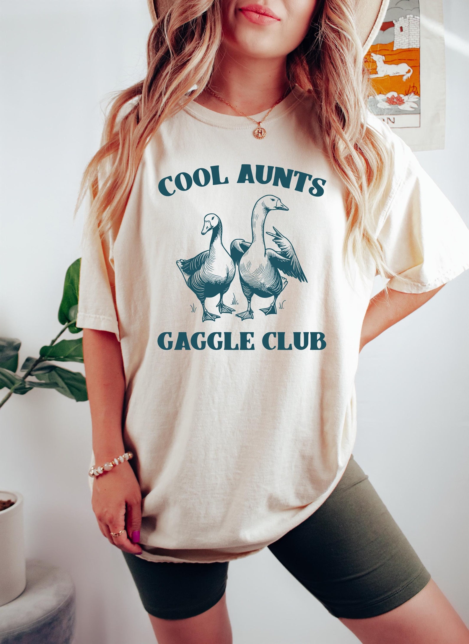 Cool Aunts Gaggle Club T-shirt, Cute Great Auntie Tee, Retro Great Aunt ...