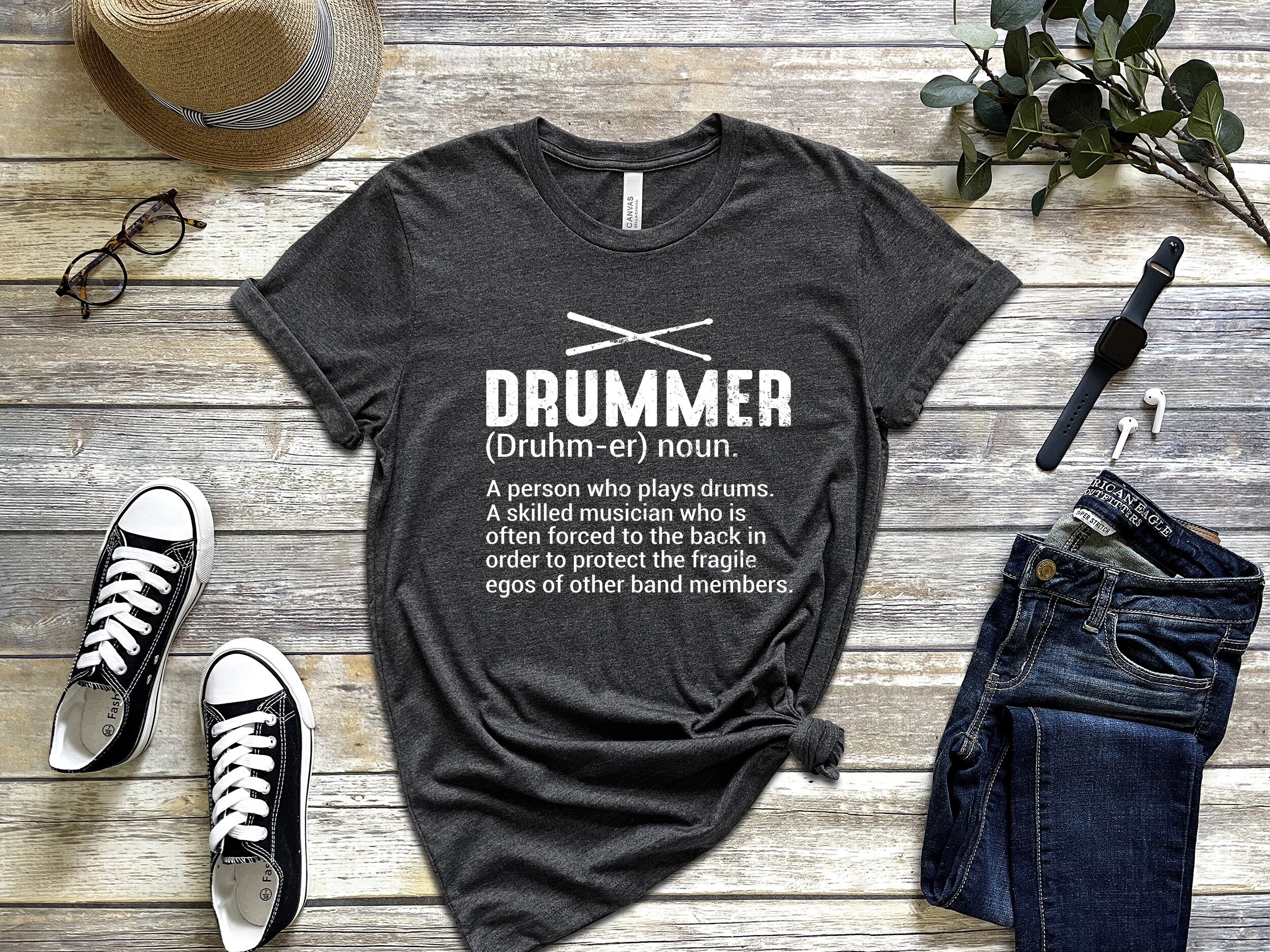 Drummer T-shirt, Drummer a Person Tee, Drummer Gift, Gift for Drummer ...
