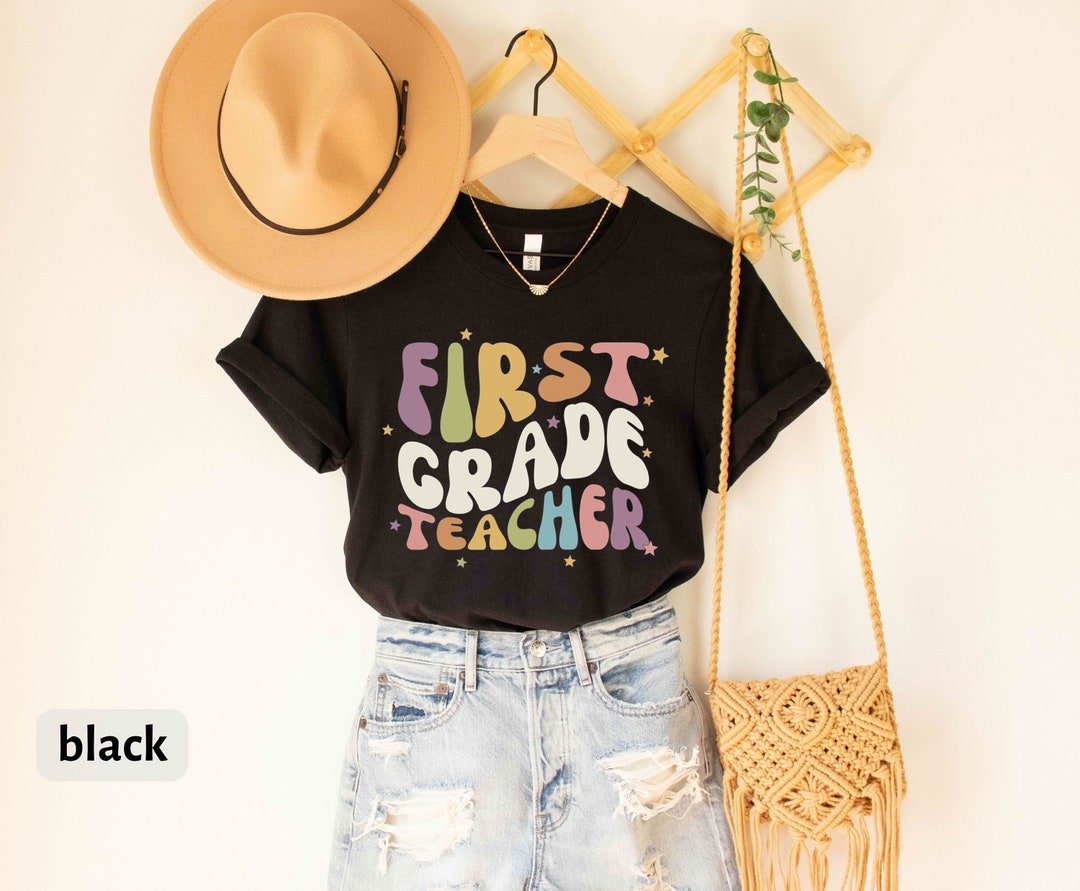 First Grade Teacher T-shirt, 1st Grade Teacher Shirt, First Day of ...