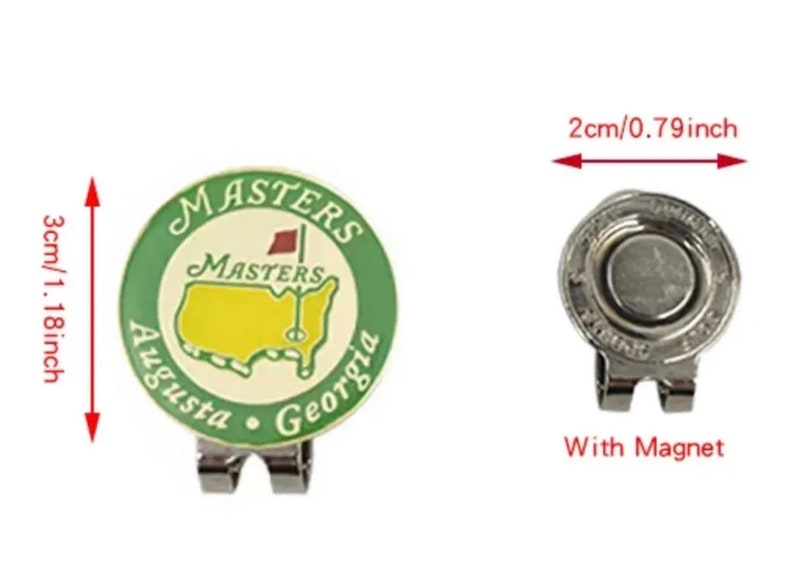 Augusta National Masters Ball Marker With Hat Clip - Etsy