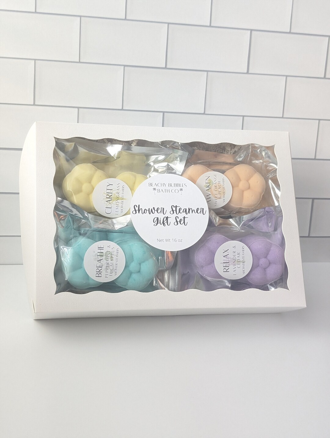 Aromatherapy Shower Steamer Gift Set, Menthol Spa Fizzies - Etsy