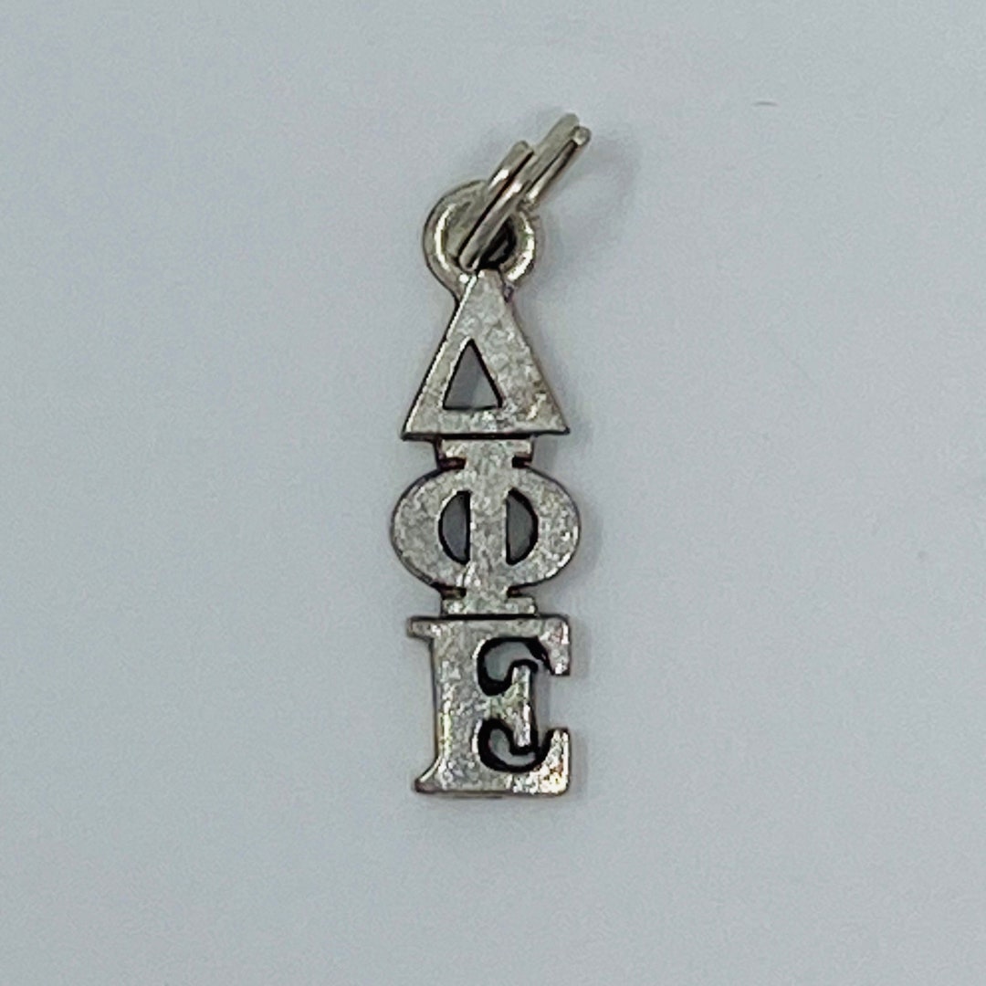 Delta Phi Epsilon DPE Dphie Lavaliere, Sorority Greek Charm - Etsy