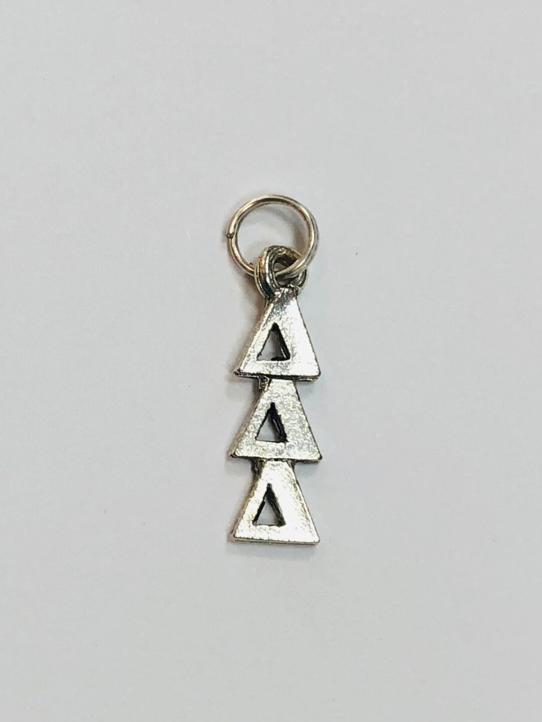 Delta Delta Delta DDD Tridelta Lavaliere Sorority Greek Charm - Etsy