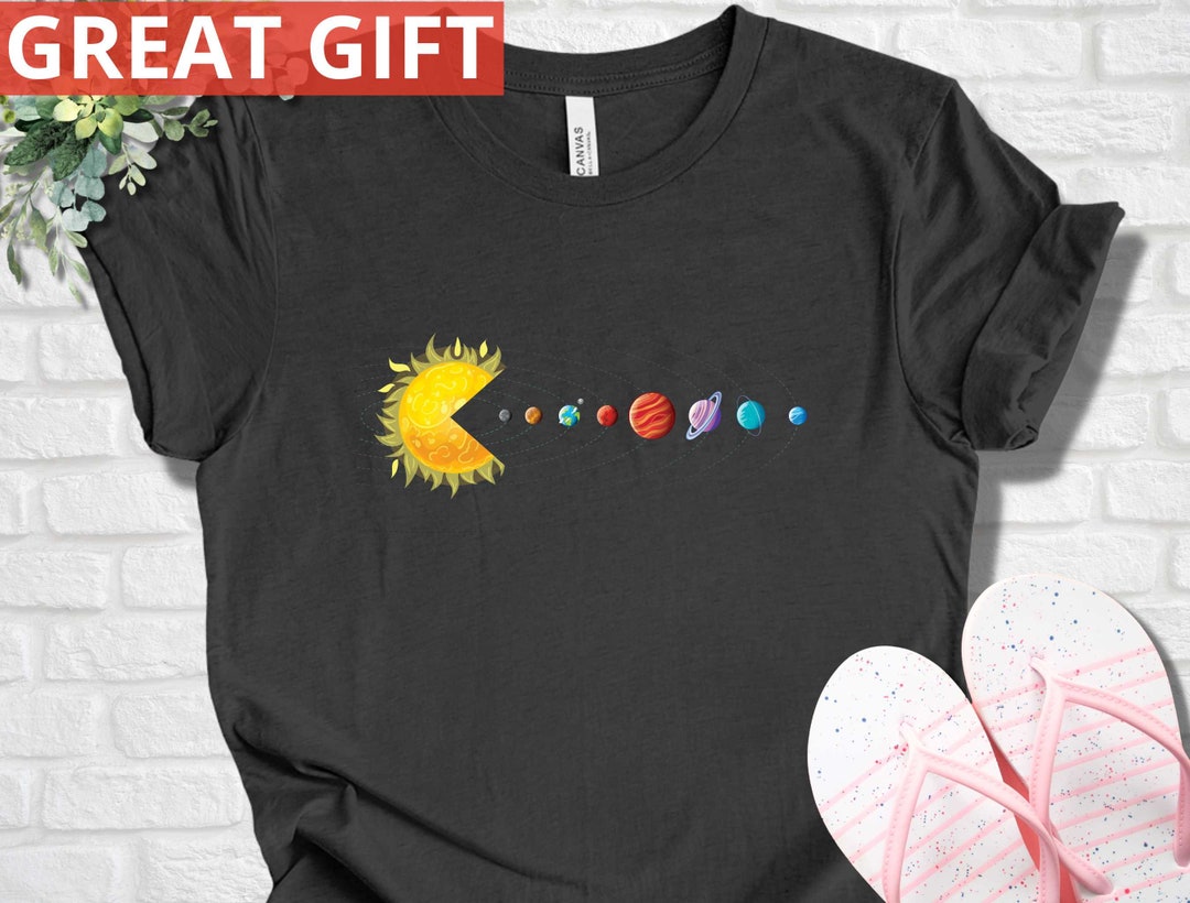 Solar System Shirt, Funny Planet T-shirt, Astronomy Gift, Universe ...