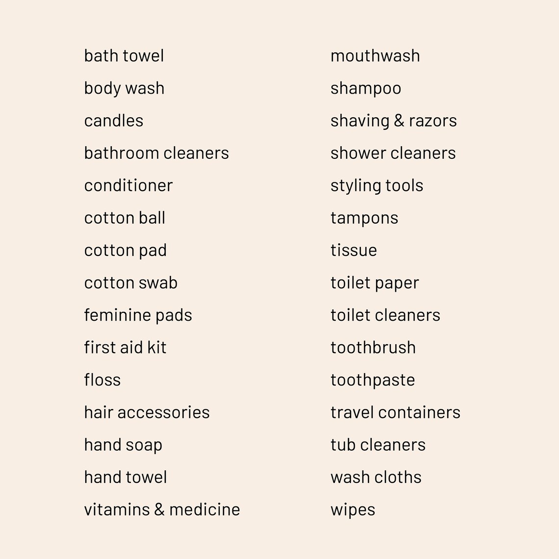 Bathroom Labels SVG PNG, Bathroom Essentials Labels, Bathroom ...