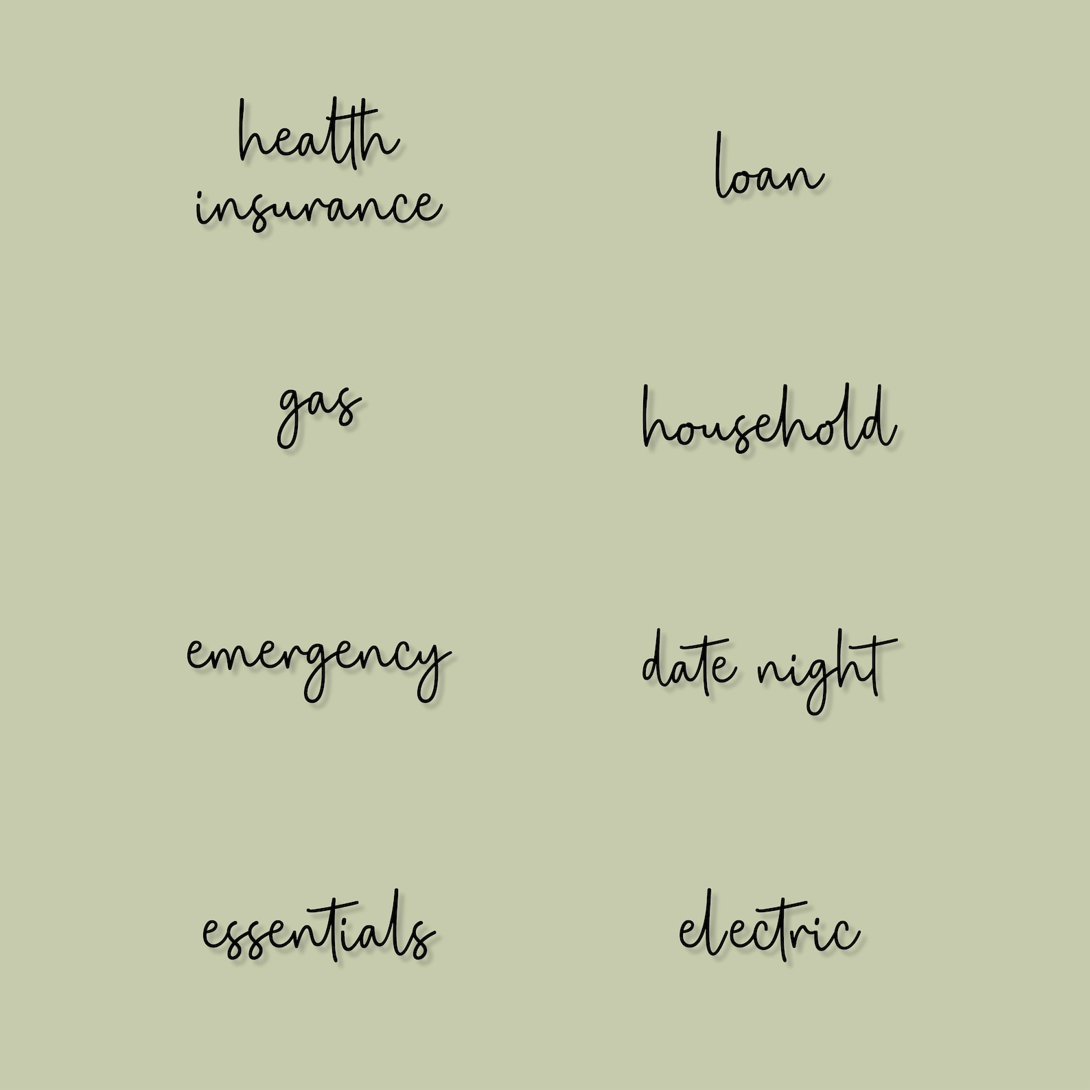 Budget Binder Labels SVG PNG, Money Essentials Labels, Finance Planning ...
