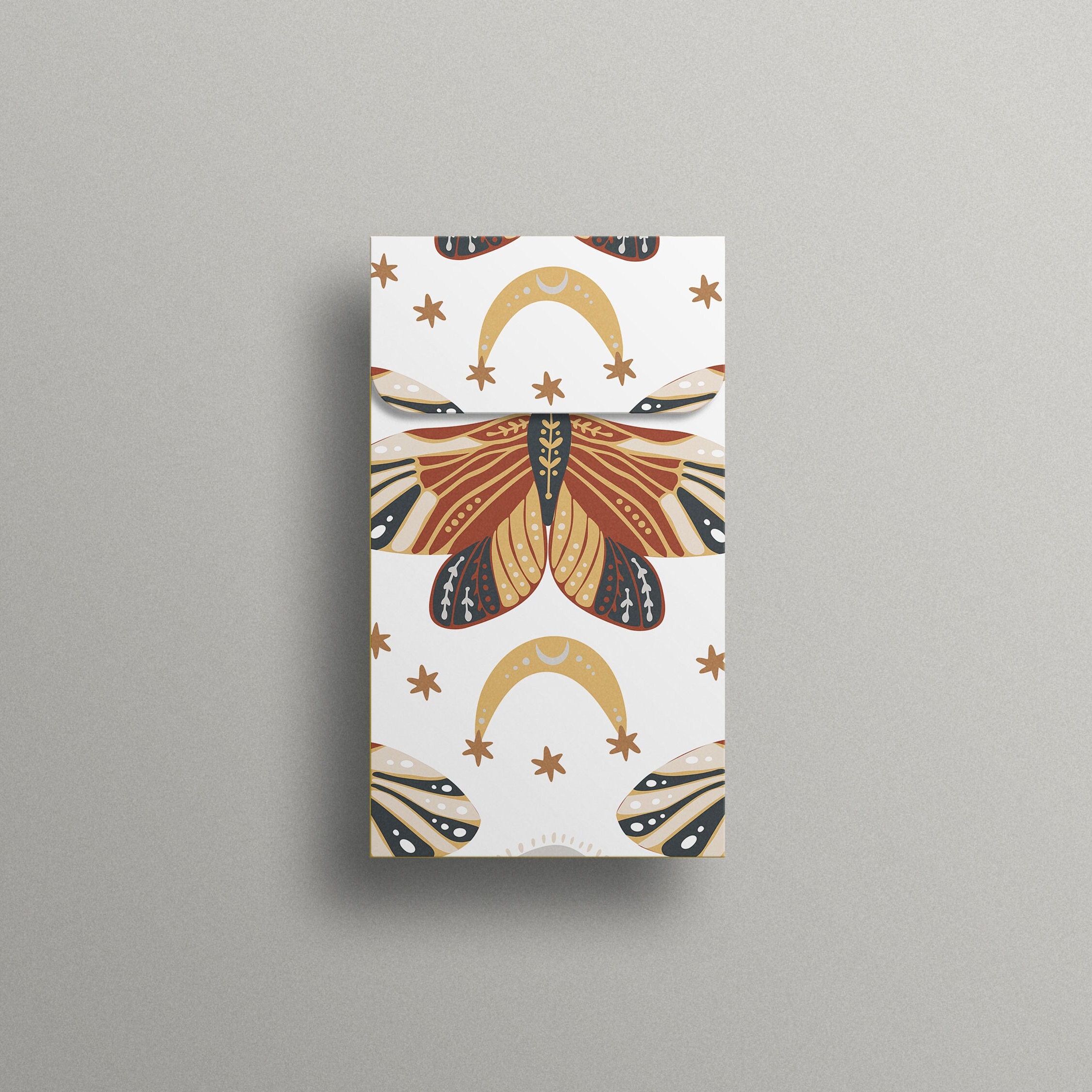 Boho Butterfly Money Envelope Template, Money Savings Challenge ...