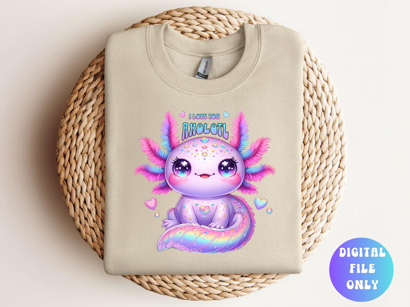 I Love You Axolotl PNG, Axolotl Clipart, Cute Axolotl, Pink Axolotl PNG ...