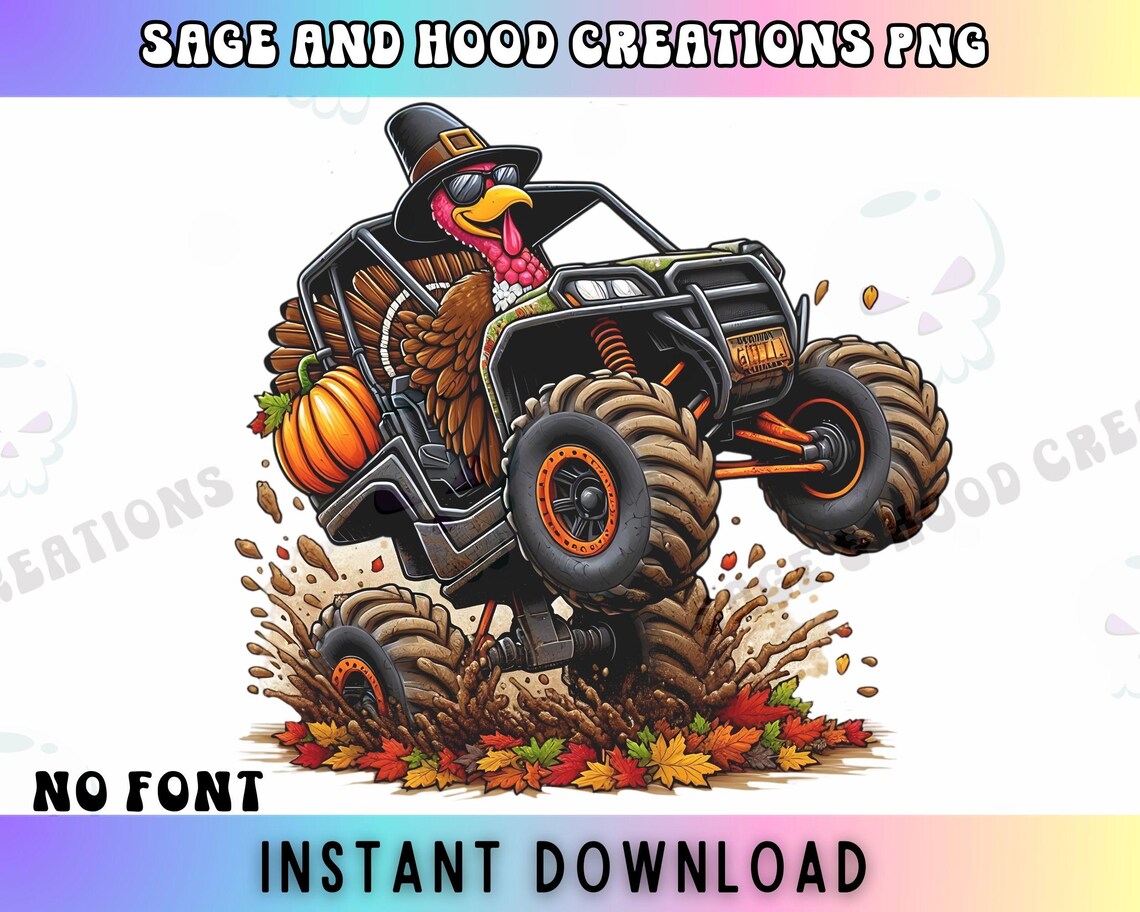 Funny Thanksgiving Gobble Turkey PNG ,UTV Png,trending Fall Png,boy ...