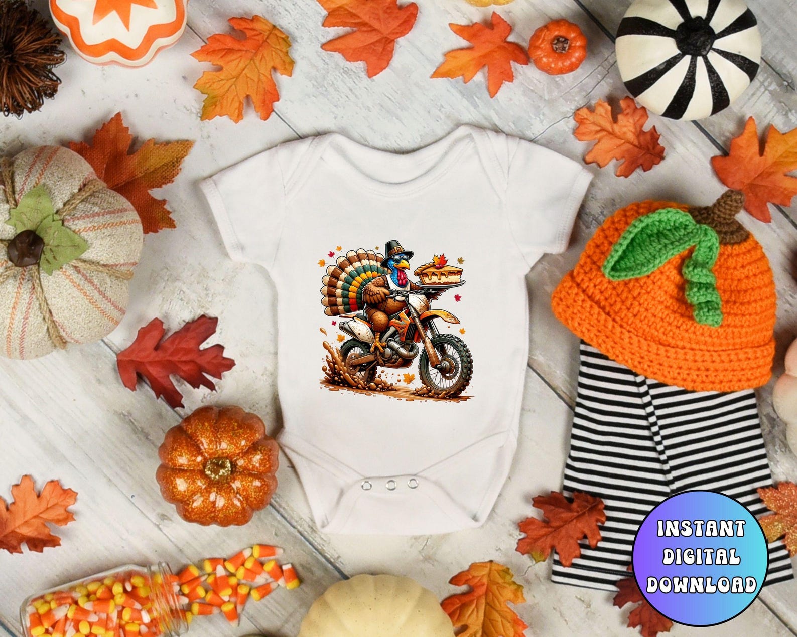 Thanksgiving Turkey Dirt Bike Png,turkey Png,fall Shirt for Kids,gobble ...