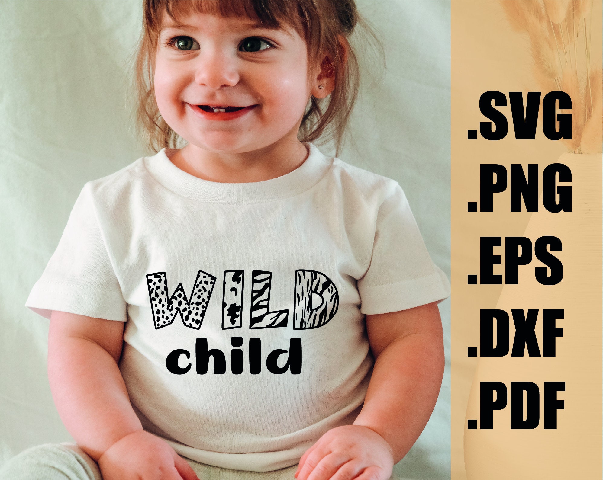 Wild Child Svg, Wild Sublimation Design, Wild Png, Animal Party Wild ...