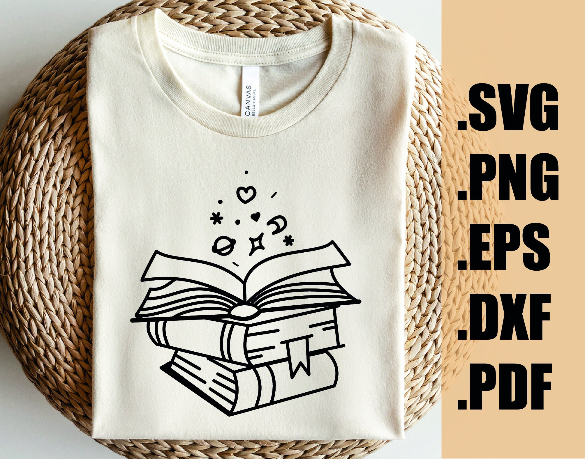 Books Svg, Magic Books Svg, Space Book Svg, Book Lover Svg, Bookworm ...