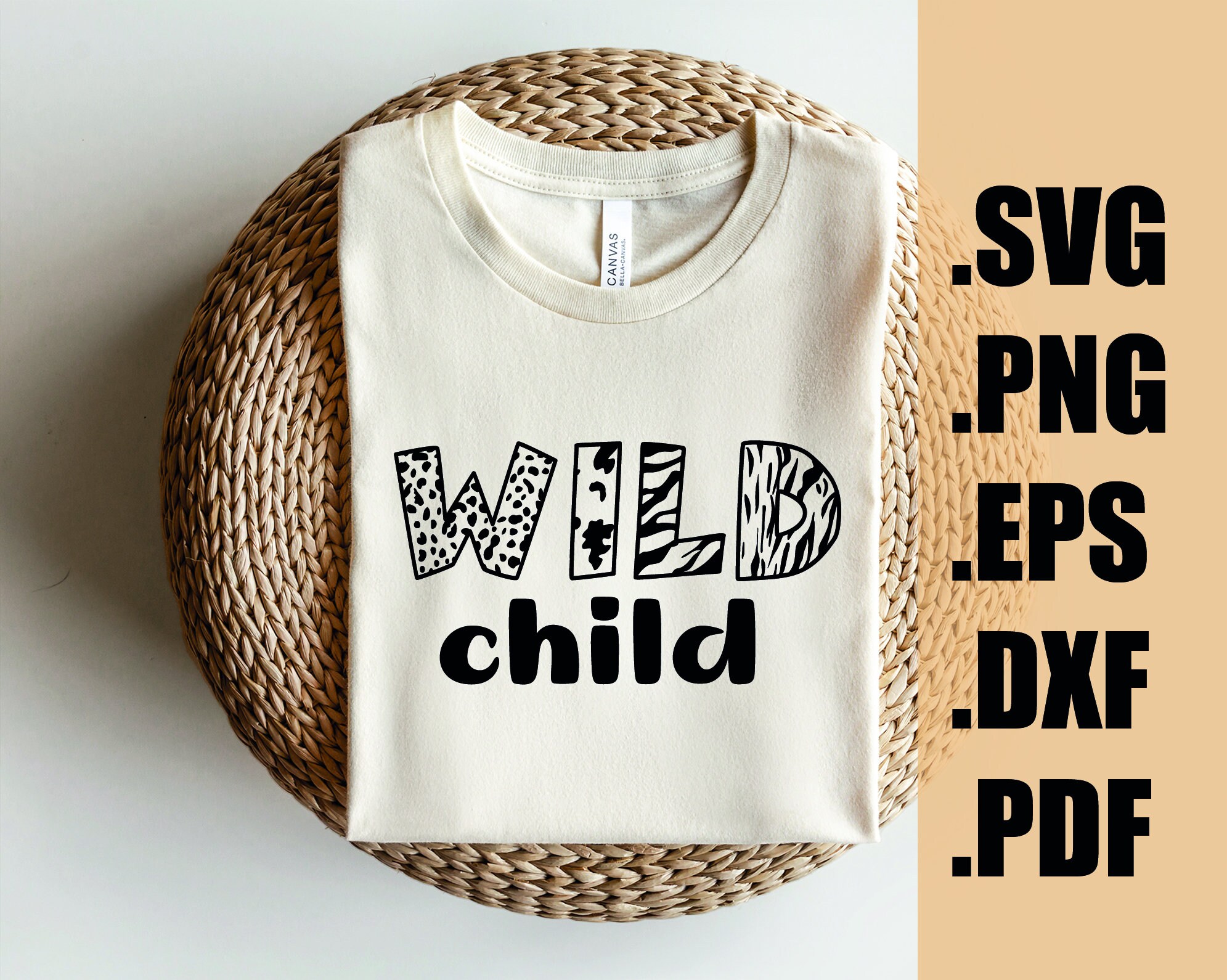 Wild Child Svg, Wild Sublimation Design, Wild Png, Animal Party Wild ...