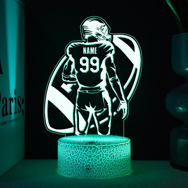 Football Lamp - Etsy