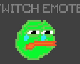 FROG EMOTES Twitch Youtube Discord Emote Cute Frog Emote Sad Frog Emote ...