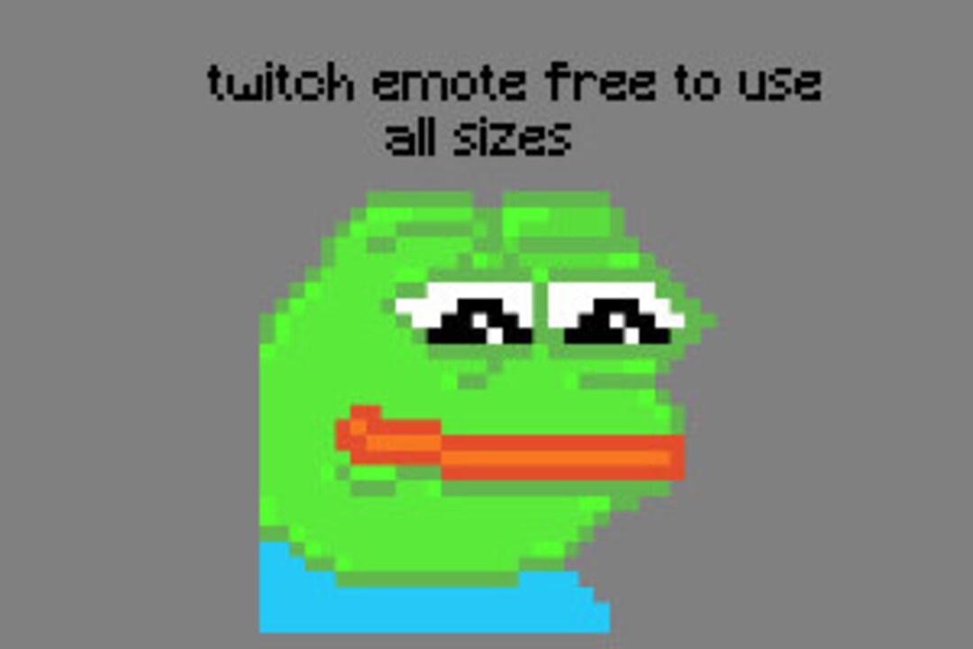 Twitch Emote, Pepe the Frog - Etsy