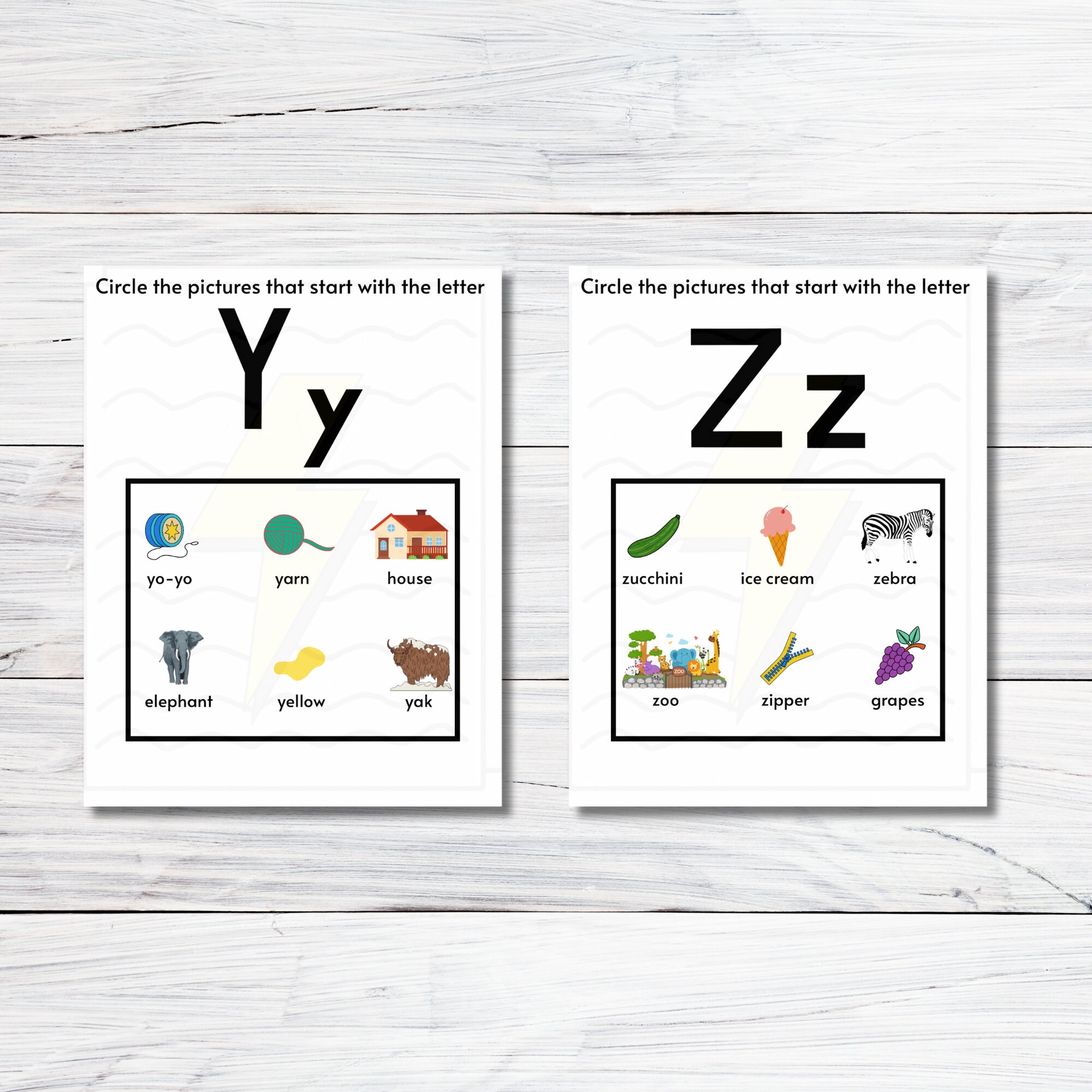 Alphabet Phonics, Beginning Letter Sounds, Phonics Picture Activity ...