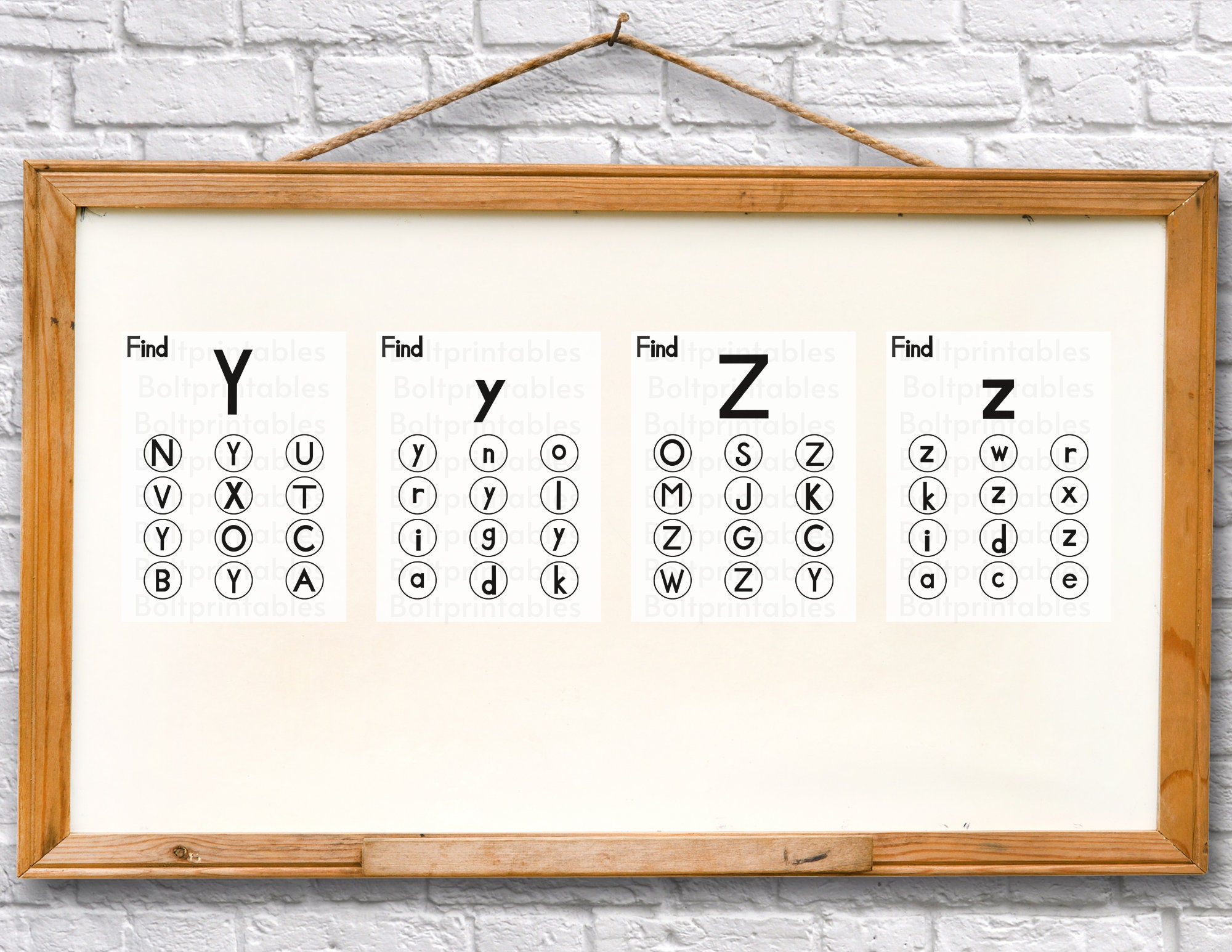 Alphabet Letters Worksheet, Dot Activity, Find the Letter, Preschool ...