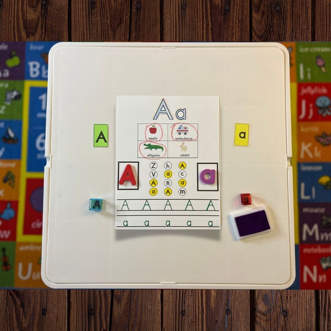 Alphabet Tracing Worksheets Bundle, Digital Printable 26 Pages Alphabet ...