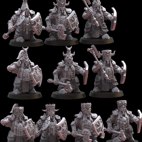 Age of Sigmar Chaos Dwarf Miniatures - Etsy