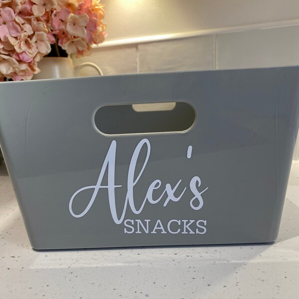 Personalised Snack Box - Etsy UK