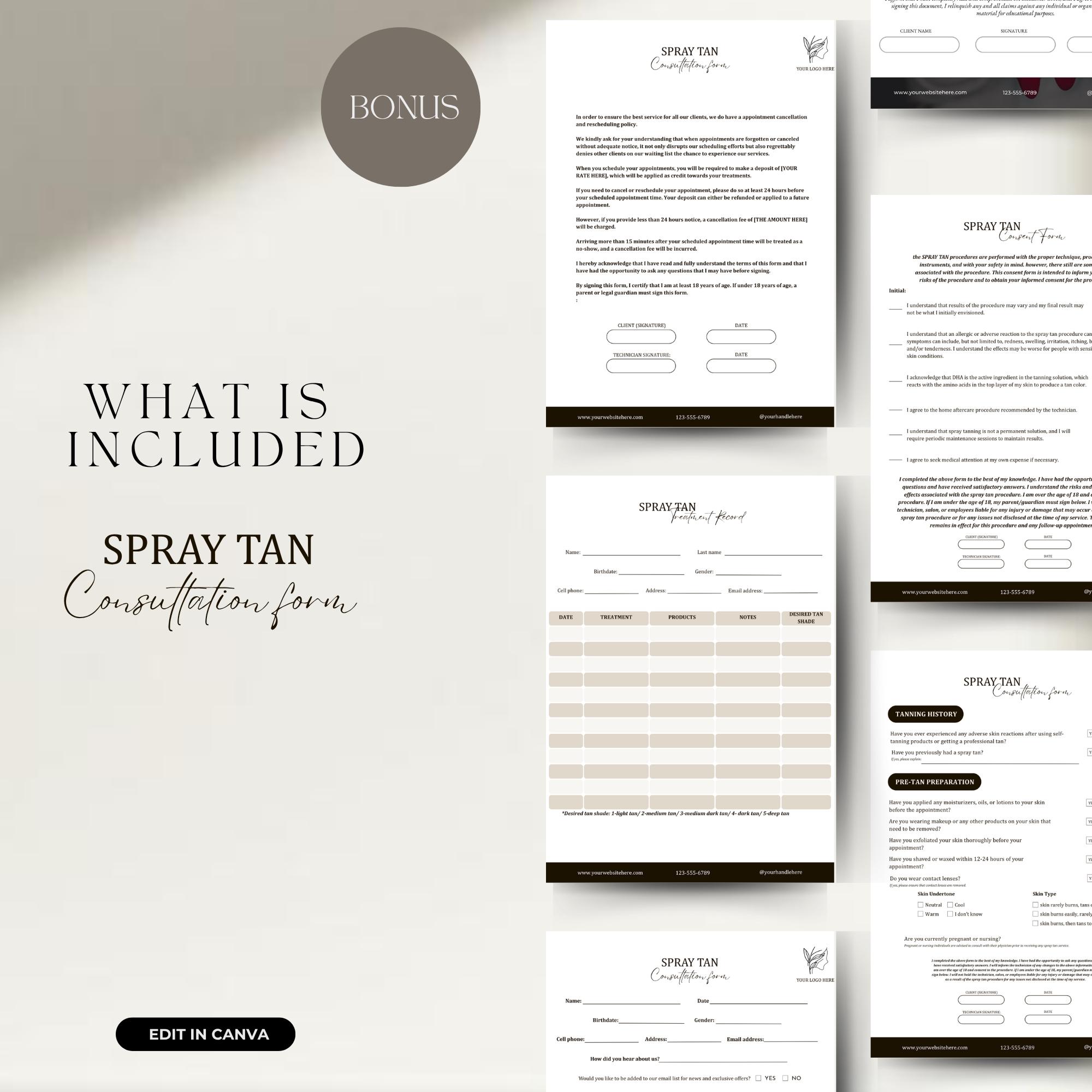 Spray Tan Instagram Templates | Spray Tanning Posts Instagram | Spray ...