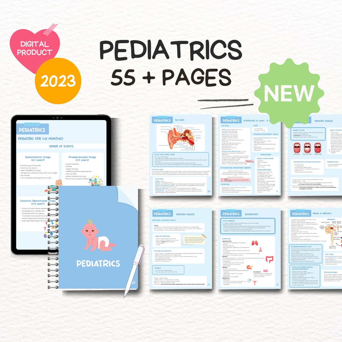 Nursing School Notes Ultimate Med Surg Pediatrics - Etsy