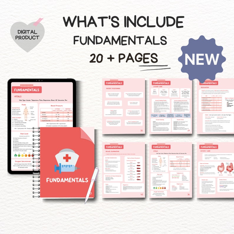 Nursing School Notes Ultimate Med Surg, Pediatrics, Fundamentals ...