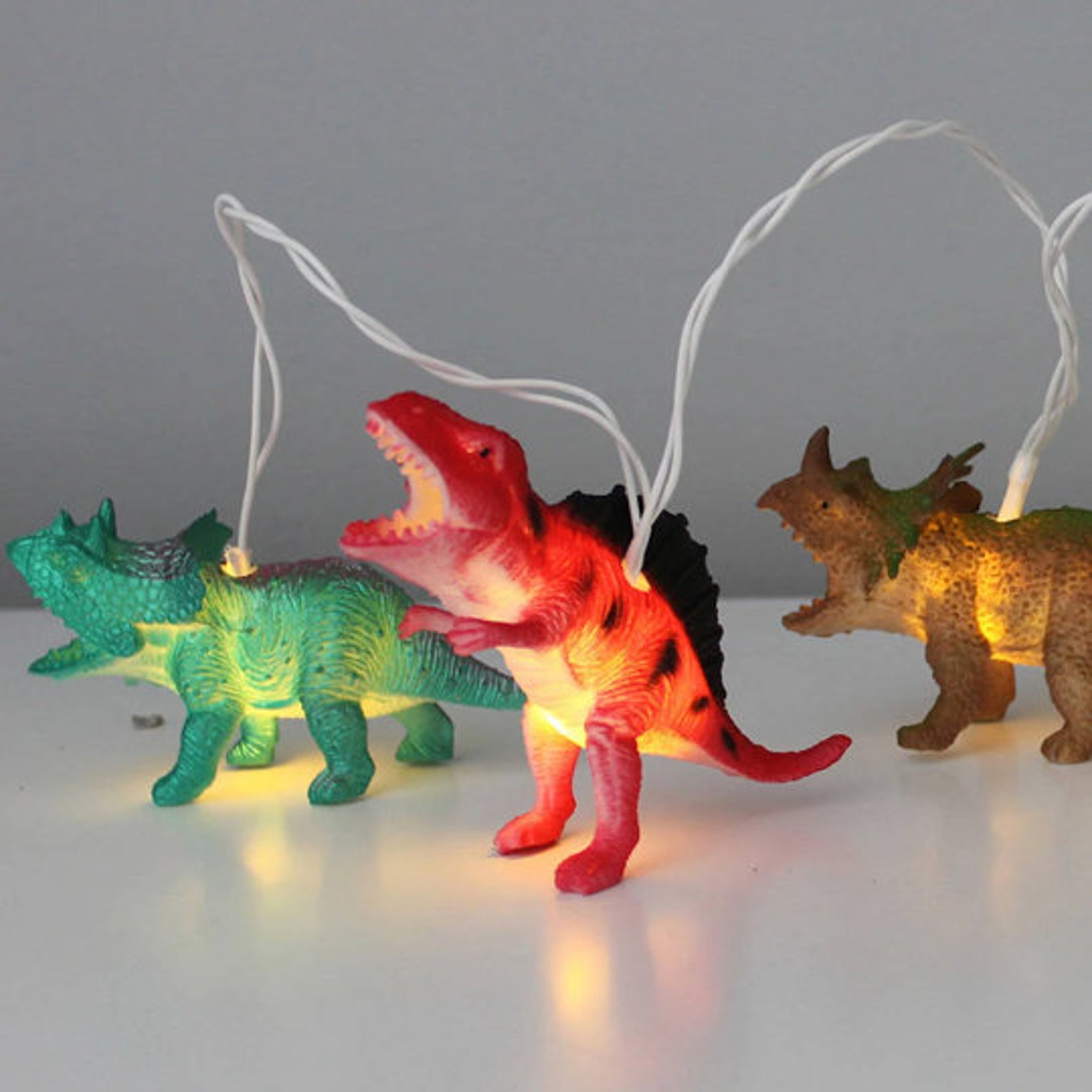 Dinosaur Fairy Lights LED String Lights Nursery Lantern - Etsy