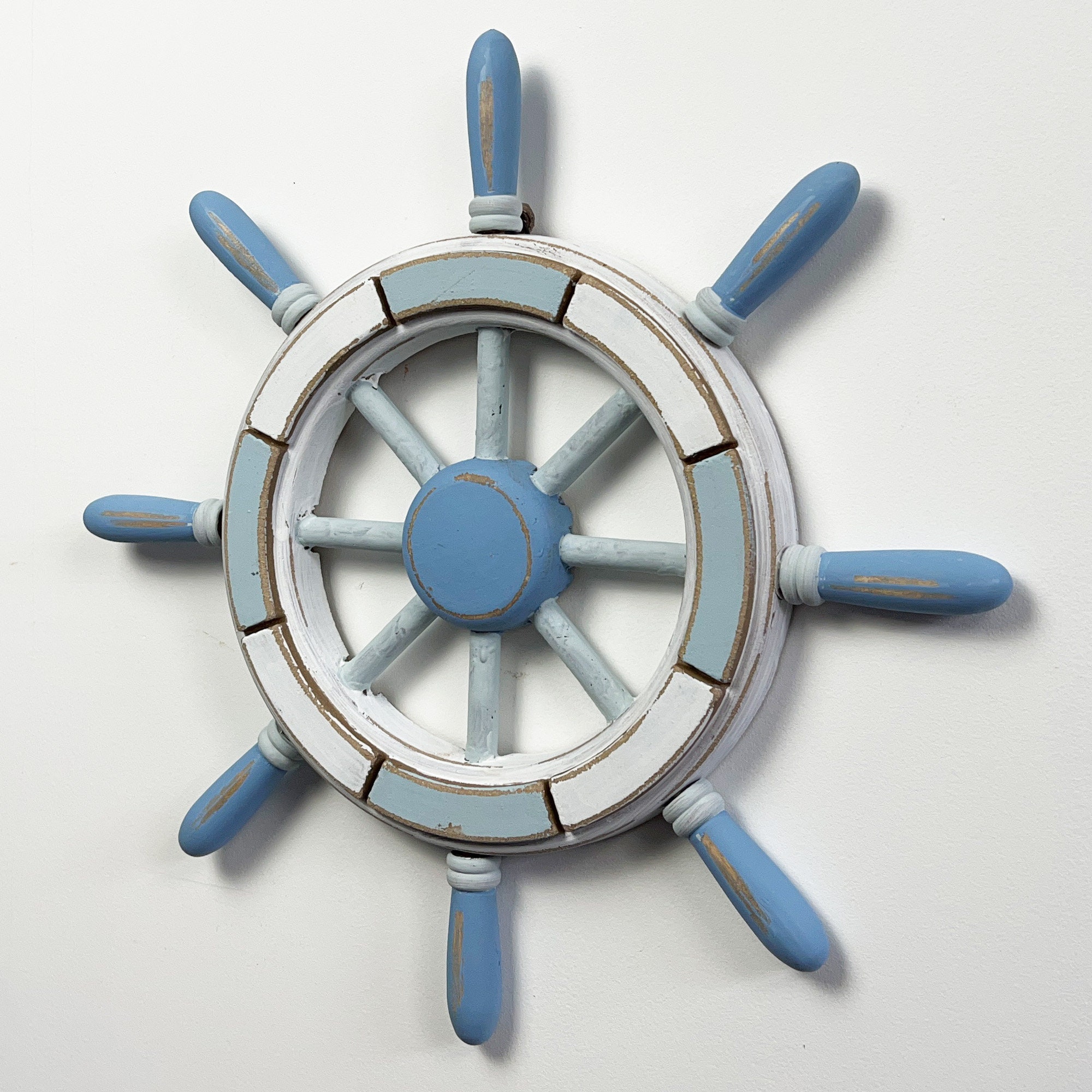 Wooden Ships Wheel Wall Decoration Nautical Home Hanging - Etsy UK