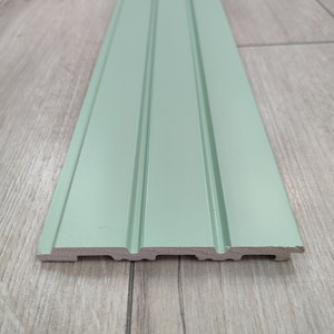 Green Wall Panels, Decorative Modern Wall Wainscoting, Slat Wall ...