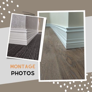 Baseboard Molding: One Package is 9 Boards (21,6 M/850'') - Waterproof ...