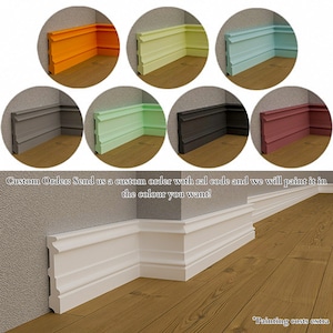 Baseboard Molding: One Package is 9 Boards (21,6 M/850'') - Waterproof ...