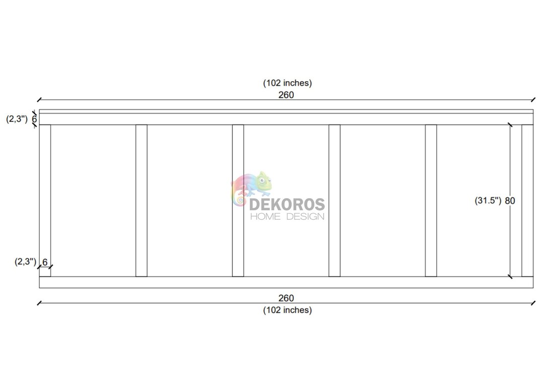 Custom Order - Wall Molding Kit, Pre-cut Wainscoting Kit - Peel and ...