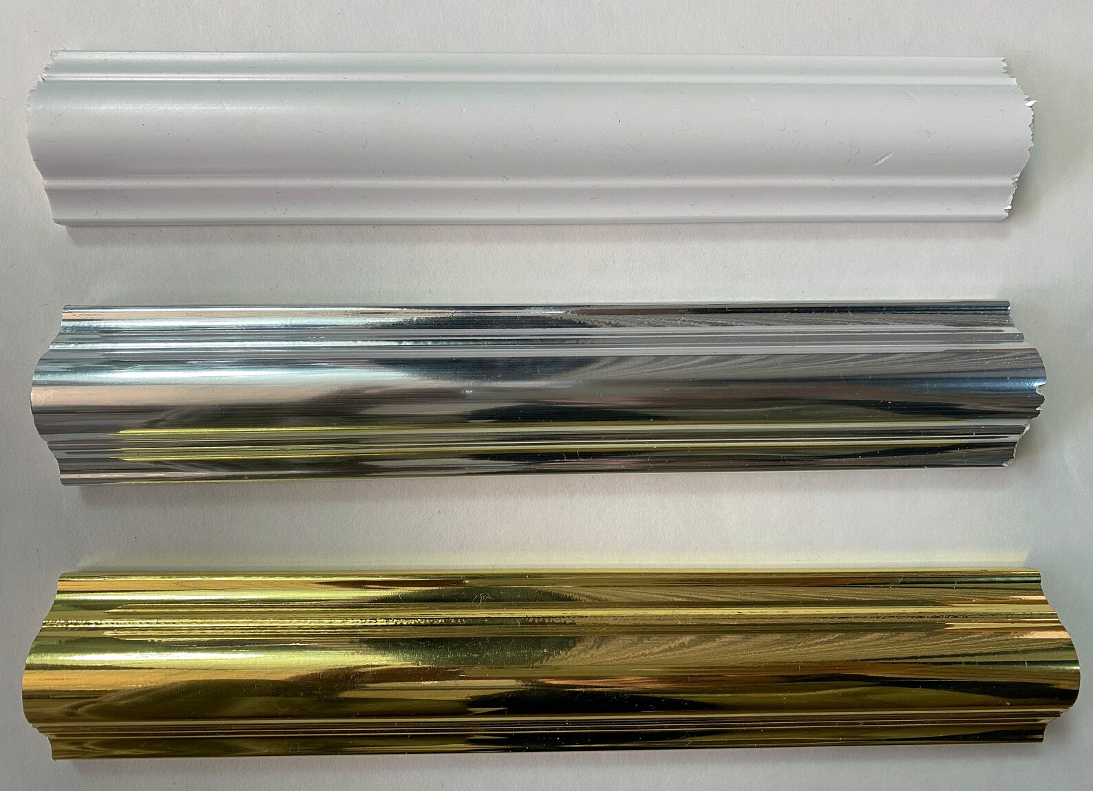 Wall Molding Kit, White Wall Moldings, Golden Paneling, Silver Wall ...