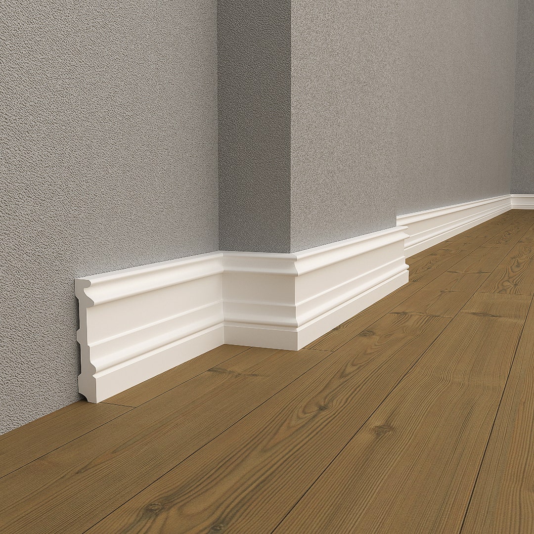 Baseboard Molding: One Package is 9 Boards (21,6 M/850'') - Waterproof ...