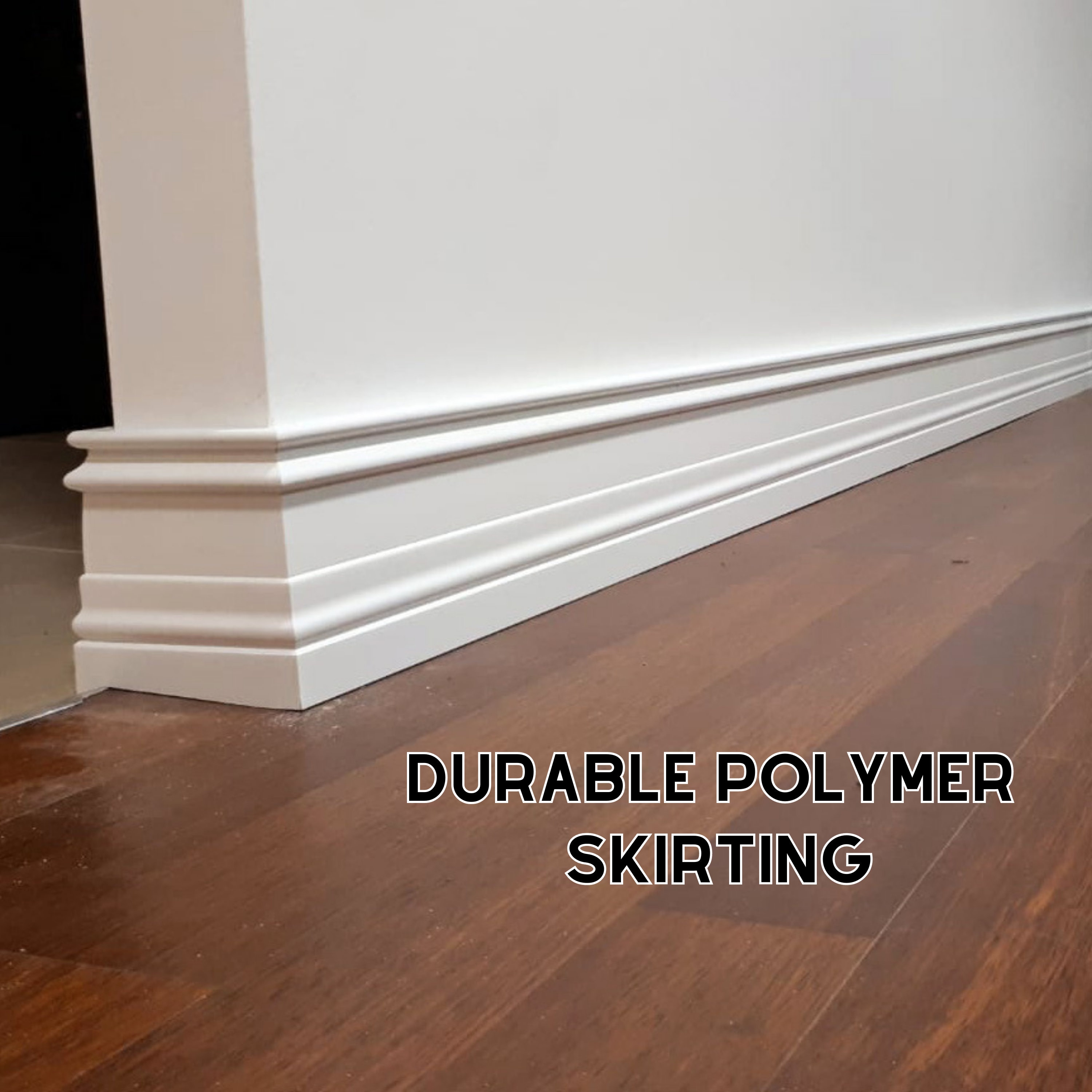 Custom Painting Charge for Baseboard Molding Waterproof Black, Grey ...