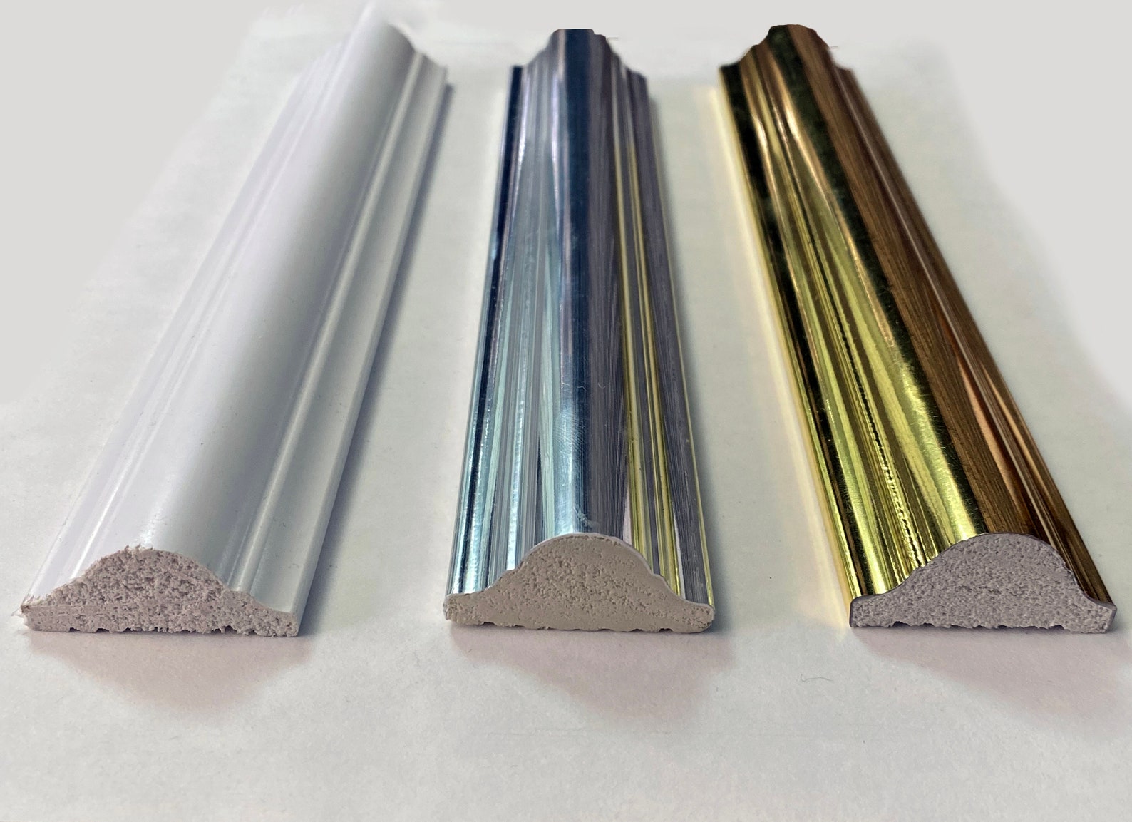 Wall Molding Kit, White Wall Moldings, Golden Paneling, Silver Wall ...